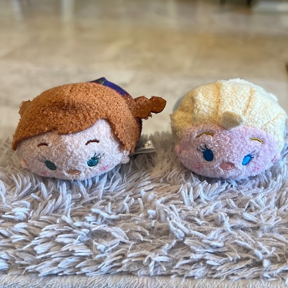 Toys | Tsum Tsum Mini Plush Frozen Anna Elsa | Poshmark